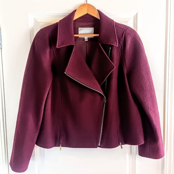 Classiques Entier | Jackets & Coats | Classiques Entier Burgundy Red ...